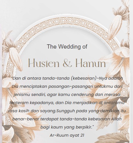 Pernikahan Husien & Hanun